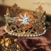 Embellished Metal crown rusty crown wedding by MediterraneaDesigns