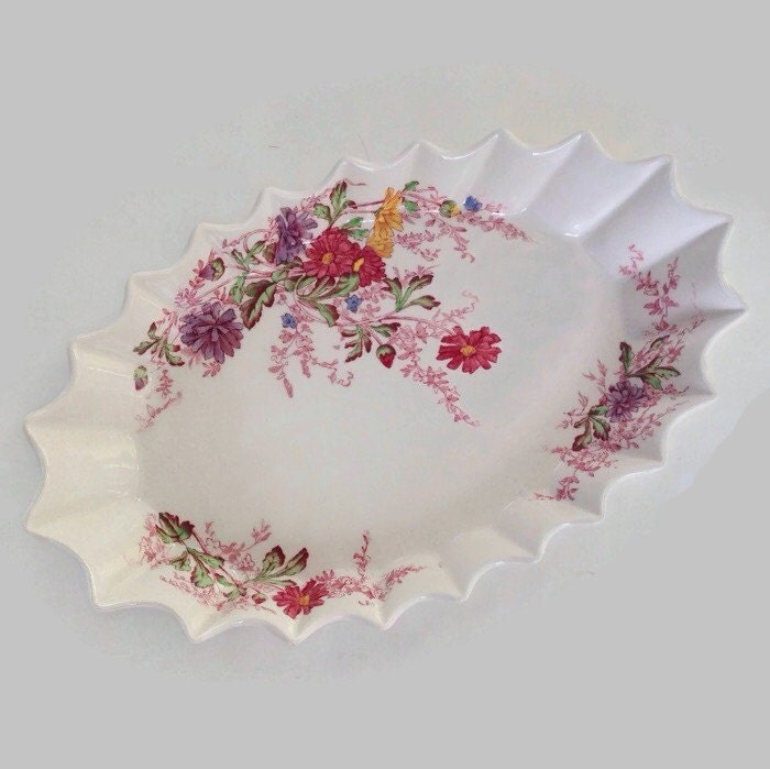 Vintage Spode China- Porcelain Pickle Dish-Ferry Dell Pattern-Made in ...