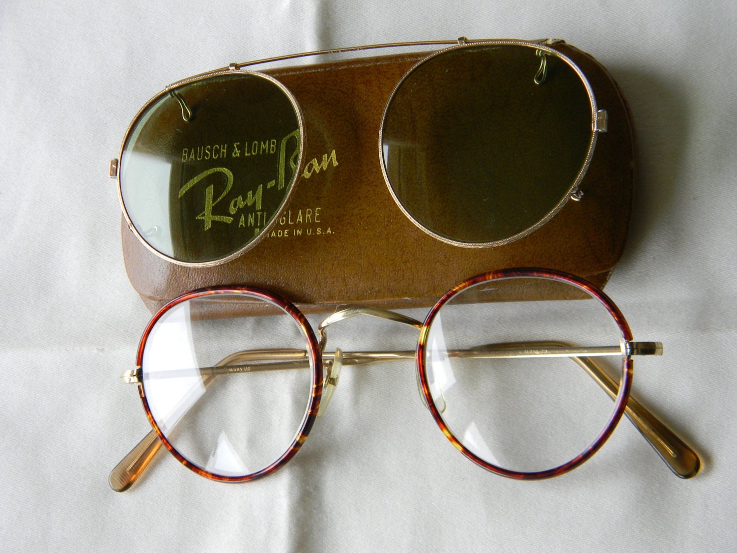 True Vintage Rare gold filled ALGHA 20 Panto eyeglasses