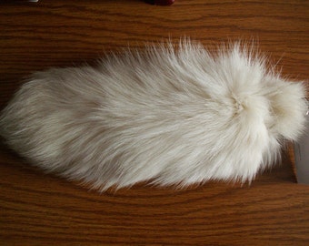 Popular items for white fox tail on Etsy