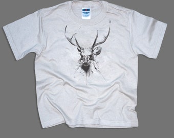 Unique deer t shirt related items | Etsy