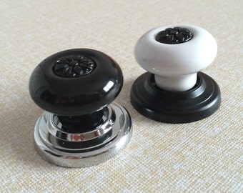 Ceramic Knobs / Kitchen Cabinet Knobs Dresser by LynnsHardware