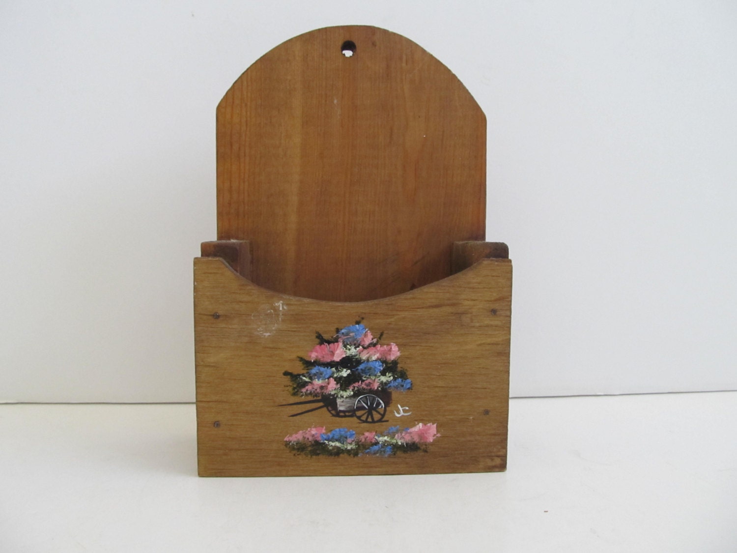 Decorative Box, Letter Box, Hand Painted Box, Hanging File Box, Hanging ...