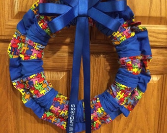 Autism wreath | Etsy