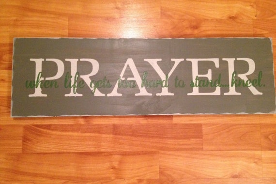Prayer sign