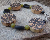 Popular items for wine cork bracelet on Etsy