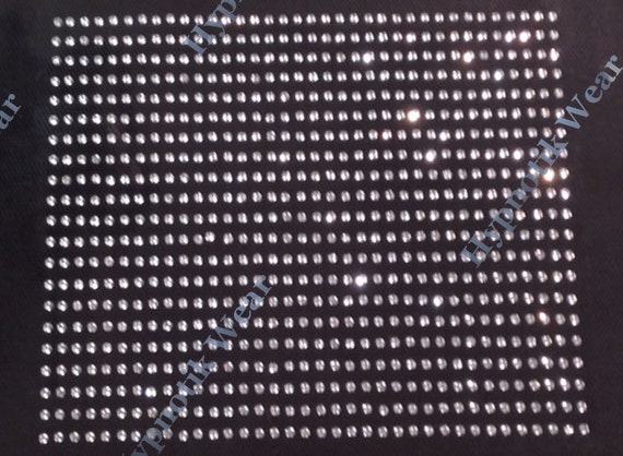 Rhinestone Transfer Rhinestone Sheet of 21 Rows
