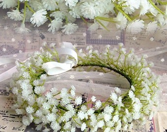 Flower hair wreath | Etsy