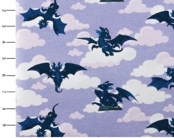 Purple dragon fabric | Etsy