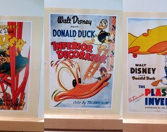 Donald duck poster | Etsy
