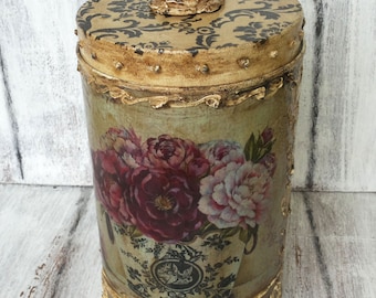 CanisterKitchen canisterSet of 3Tin canisterStorage