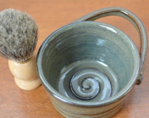 Popular items for pottery shaving mug on Etsy