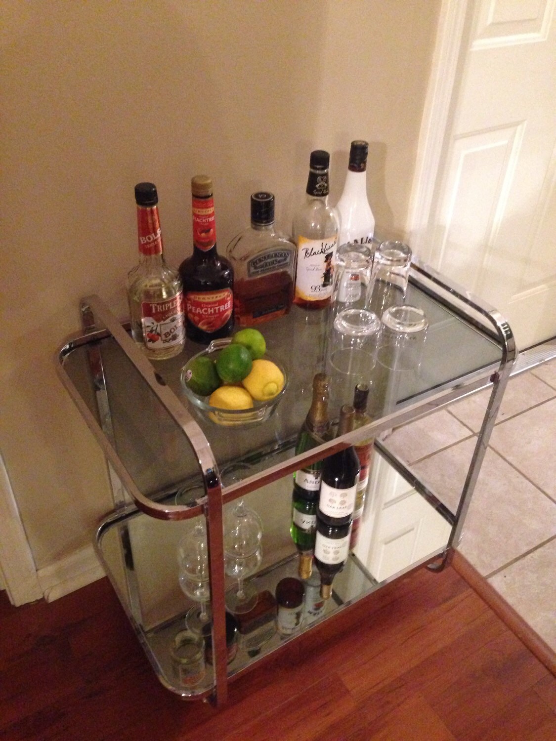 Mid Century Modern, Retro, Vintage, Atomic Bar Cart – Haute Juice