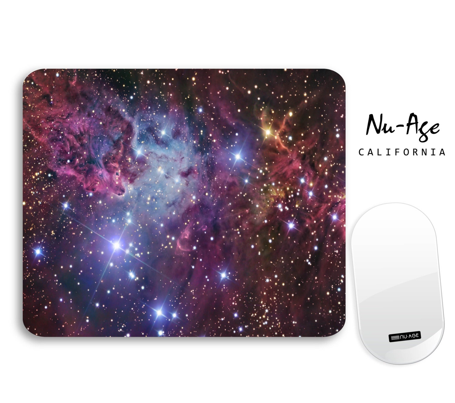 Mouse Pad Computer Mousepad Galaxy Nebula by NuAgeProducts on Etsy
