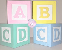 Popular items for abc blocks on Etsy