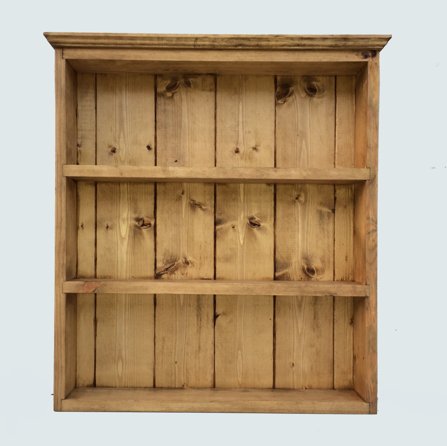 Rustic Spice Rack Traditional Style Wall by SilverAppleWood