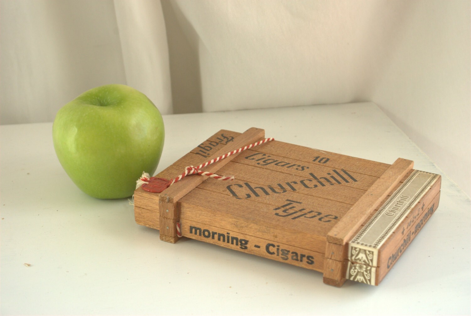 Unique Churchill Cigar Shipping Box / Vintage Cigar Box / Journal Box ...