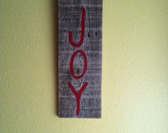 Popular items for wooden joy sign on Etsy