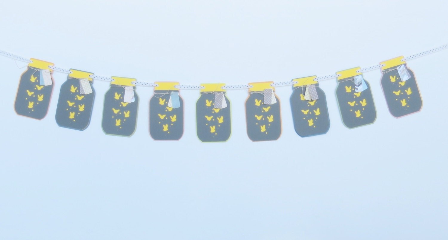 Mason Jar banner summer banner