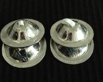 Items similar to Metal Finger Cymbals Clapper Castanets, Belly Dancer ...