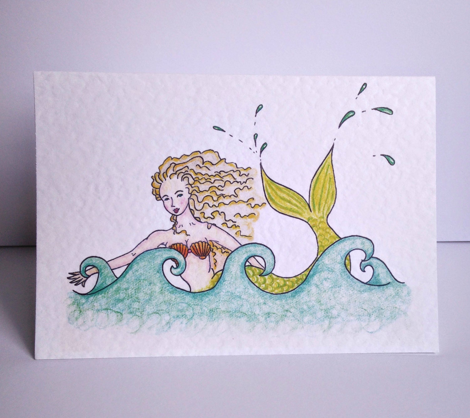 Mermaid Greeting Card 2 Pack