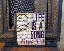 Popular items for song sing on Etsy