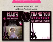 Popular items for rock star thank you on Etsy