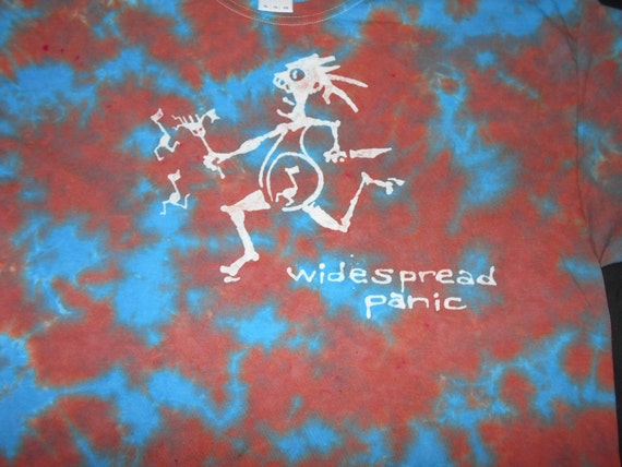 Widespread Panic WSP Note Eater Tie Dye & Batik by JTribeCreations