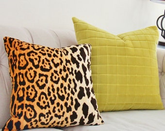 Animal print cushion | Etsy