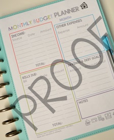 Monthly Budget Printable, Printable Monthly Budget Tracker, Track ...