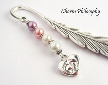 Unique feet bookmark related items | Etsy