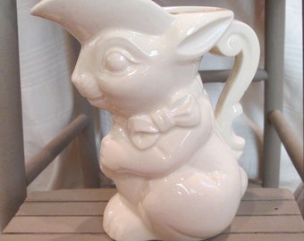 Rabbit pitcher | Etsy