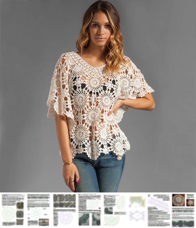 Crochet Tunic Pattern Detailed Instructions In English For