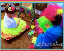 Unique neon tutu related items | Etsy
