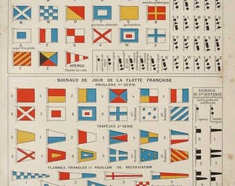 Popular items for drapeaux maritimes on Etsy