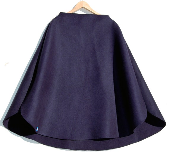 Items similar to Italian felted wool minimal cape on Etsy