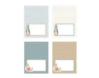 Peter rabbit label | Etsy