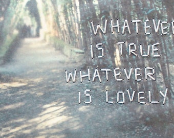 Popular items for whatever is true on Etsy