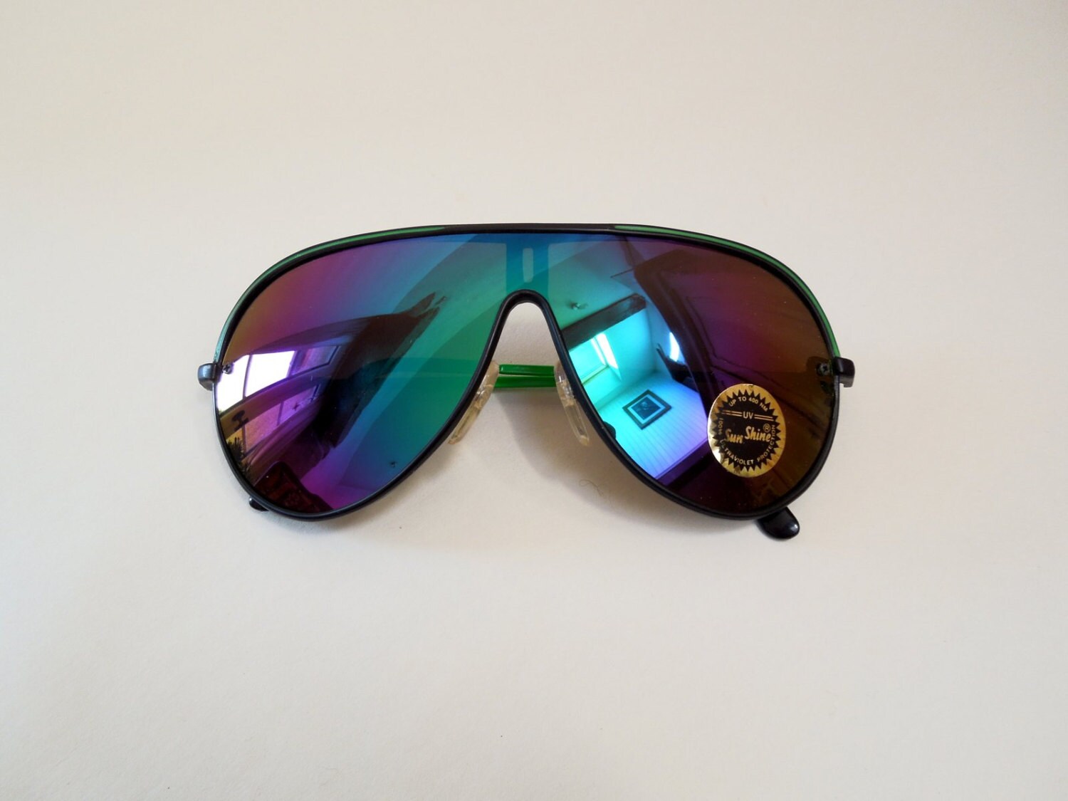 Aviator Mirror sunglasses, ski, neon, razor, reflective, retro, party ...