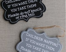 Popular items for baby sleeping sign on Etsy