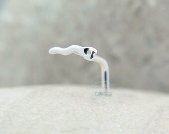 Popular items for snake nose ring on Etsy