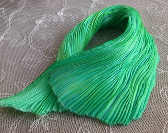 х3 WIDE Shibori Ribbon Hand dyed (15сm)