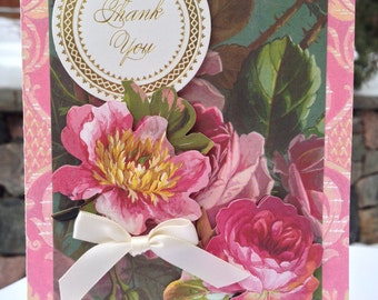 Anna Griffin Thank You Card, Anna Griffin, Anna Griffin, 3D Card, Thank ...
