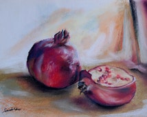 Popular items for pomegranate art on Etsy