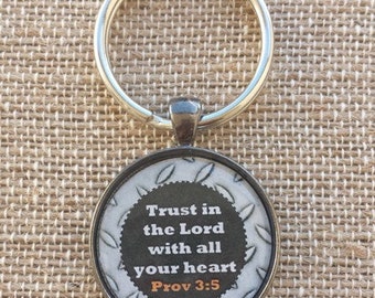 Scripture key chain | Etsy