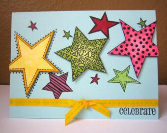 3 dimensional star | Etsy