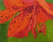 Popular items for paintings of lilies on Etsy