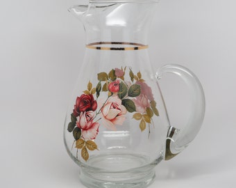 Popular items for rose pitcher on Etsy