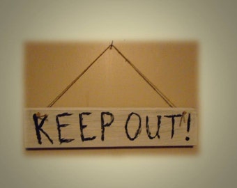 Popular items for keep out signs on Etsy