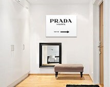 Prada Marfa canvas 1837 MI cotton naturel wall decor frame